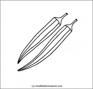 Lady’s Finger – SmallkidsHomework.com